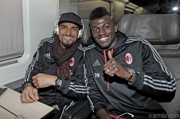 Kevin Boateng in Milan squad for AS Roma clash in Serie A