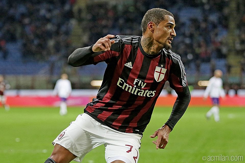 PICTURES: Kevin Boateng celebrates goal in style, Asamoah battles ...