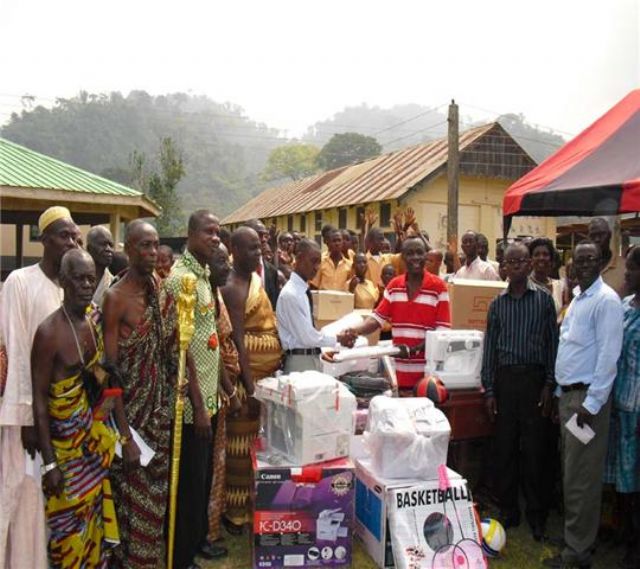 DONATION MADE TO KIBI SCHOOL FOR THE DEAF AT KIBI