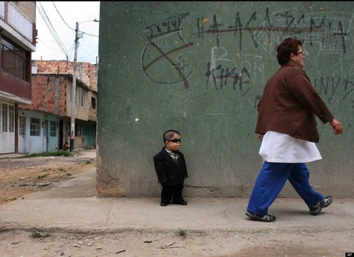 The smallest man in the world, 70 inches, comes from Colombia