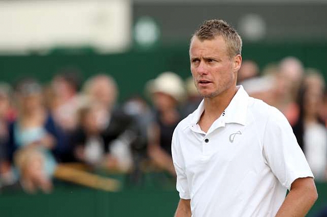 Lleyton Hewitt digs deep to win Hall of Fame Tennis Championships
