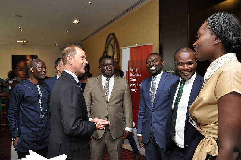 3SiL Hosts His Royal Highness Prince Edward At Exclusive Luncheon