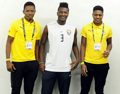 Mahama Son Roots For Gyan