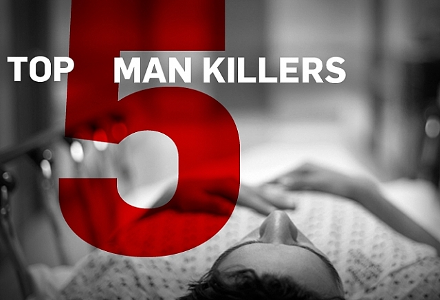 The top 5 killers of men