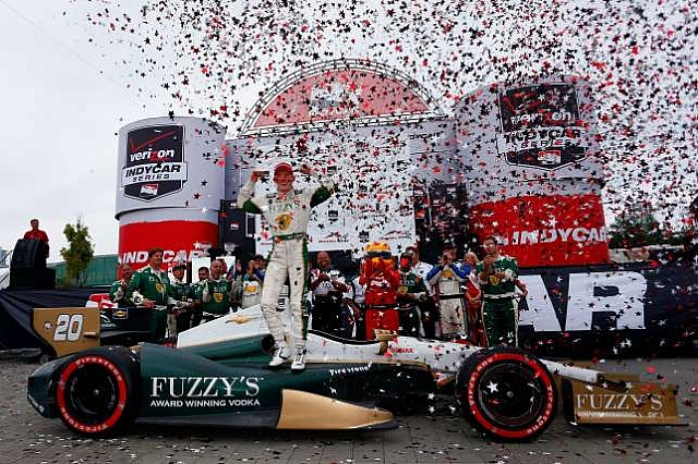 Mike Conway wins race two in Toronto