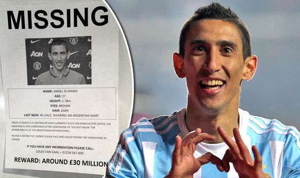 Twitter reacts: Di Maria mocked by hilarious missing posters