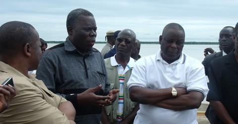 Gov't delegation tours Bagre Dam in Burkina Faso