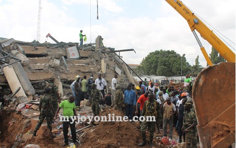 Melcom only occcupied lower three floors of collapsed building