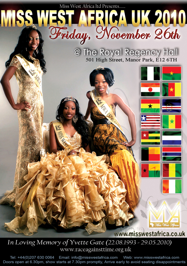MISS WEST AFRICA TAKES AFRICAN PAGEANTS TO NEW HEIGHTS IN 2010