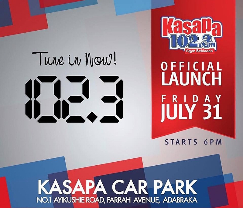 Kasapa 102. 3 FM To Be Launched On Friday