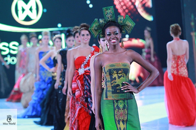 Ghana's Naa Okailey Shooter Places Third In Miss World Beach Fashion