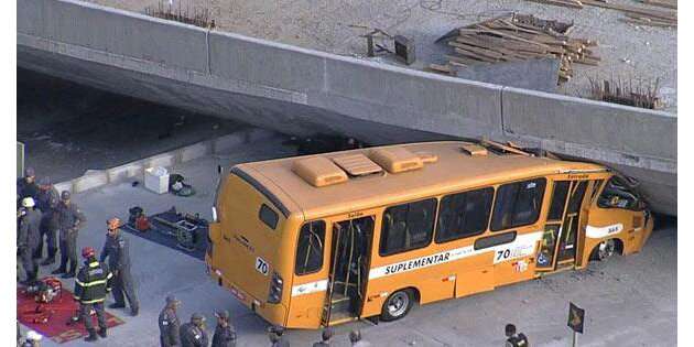 Tragedy: Flyover bridge collapses in World Cup host city of Belo Horizonte