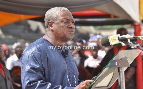 Mahama tells Ghanaians to appreciate his achievements