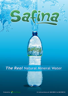 'Safina Natural Mineral Water and Waves Sachet Water are FDB compliant'