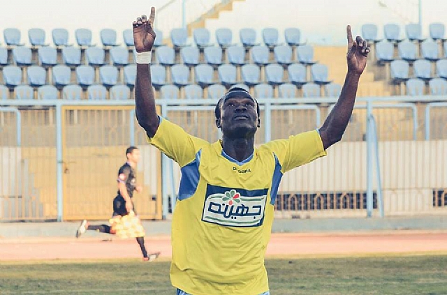 Egyptian Premier League top scorer John Antwi scores to send Ismaily top