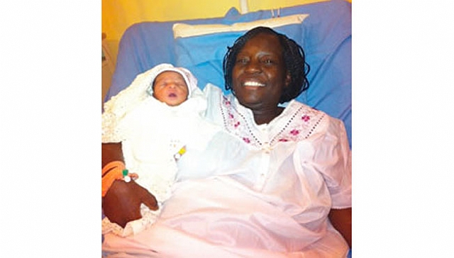 As 58-year-old woman delivers baby girl