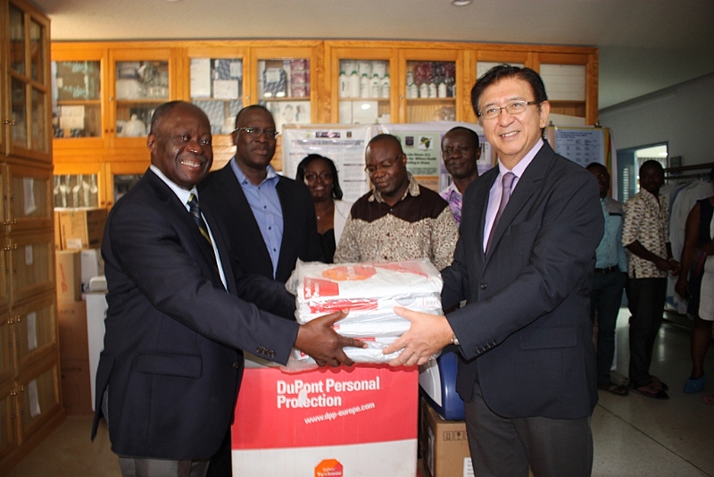 Japanese Government Donates Ebola Equipment To Noguchi Memorial Institute