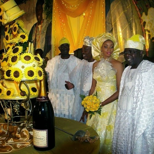 Photos: Chief Rasaq Okoya and wife Shade Renew Wedding Vows