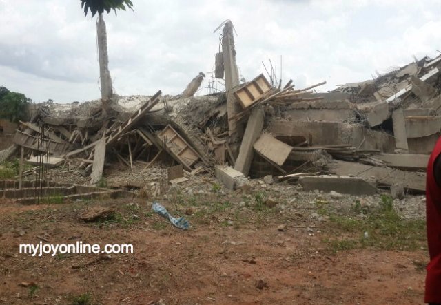 Two workers feared trapped as two-storey building collapses