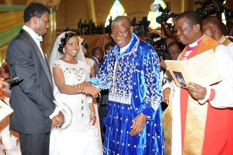 Photos: Prez Goodluck Jonathan's daughter Faith's wedding