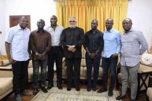 Former Ghana President Jerry Rawlings heaps praise on Stephen Appiah