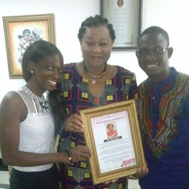 KristocrazyGH Honours Rev. Dr Joyce Aryee