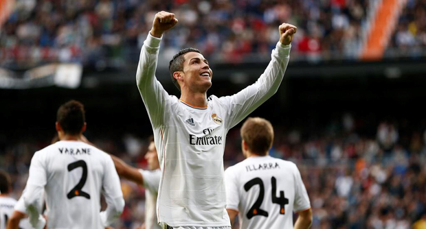 Ronaldo has scored in every minute of the game