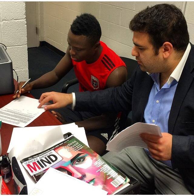 Samuel Inkoom expresses gratitude to agent after securing DC United move