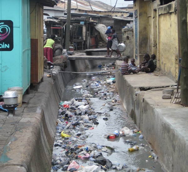 Slums gradually engrossing twin-city