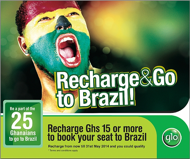 Famous Ghanaian actor Van Vicker in 'Glo' promotional drive for 2014 ...