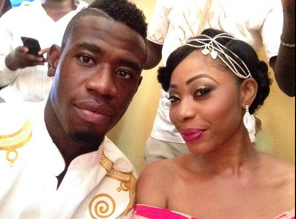 CONGRATULATIONS: Afriyie Acquah is hitched to Mandy