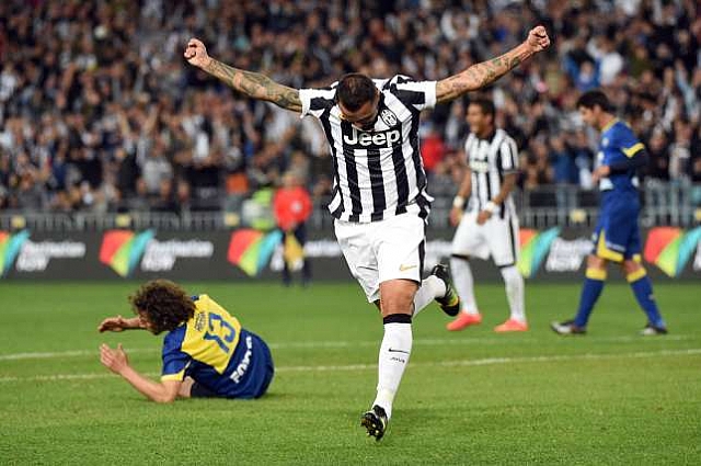 Tough win: A-League All Stars 2 Juventus 3: Pepe late strike seals win