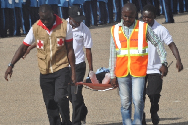 Students faint at Prampram parade