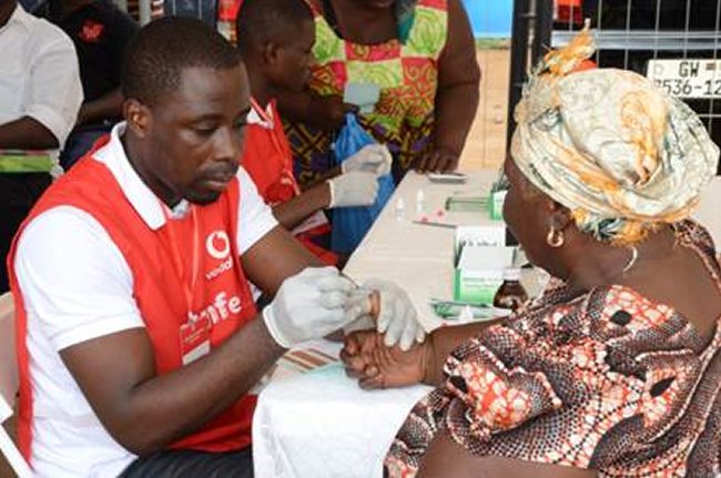 Vodafone Foundation screens Dansoman flood victims for free