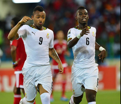 Friends for life: Acquah joins Jordan in goal celebration