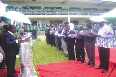 Fomena T I Ahmadiyya SHS board inaugurated