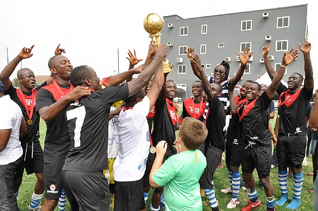 TULLOW TRIUMPHS IN VBS CORPORATE FOOTBALL CHALLENGE