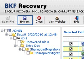How to Restore .BKF Files Using NTBackup in Windows 7 & Windows Vista?