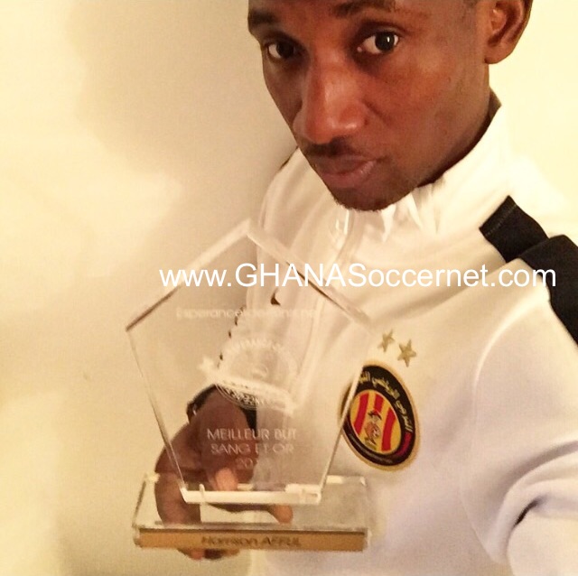 EXCLUSIVE: Ghana star Harrison Afful scoops 2014 Tunisian Ligue 1 Best Goal