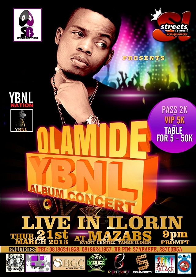 OLAMIDE YBNL ALBUM CONCERT (Live in ILorin)