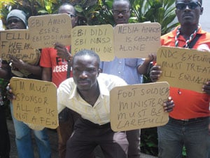 NDC Communicators Fly Red Flags