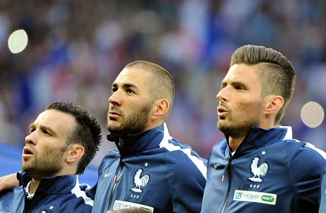In-form strikers Karim Benzema and Olivier Giroud hail France's firepower