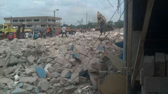 Dormaa Municipal Assembly demolishes central business market