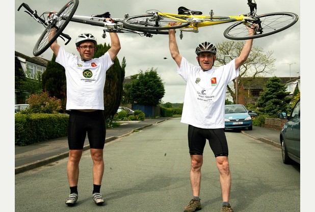 Fund-raising bike ride chance to say thanks to sponsors in Burton ...