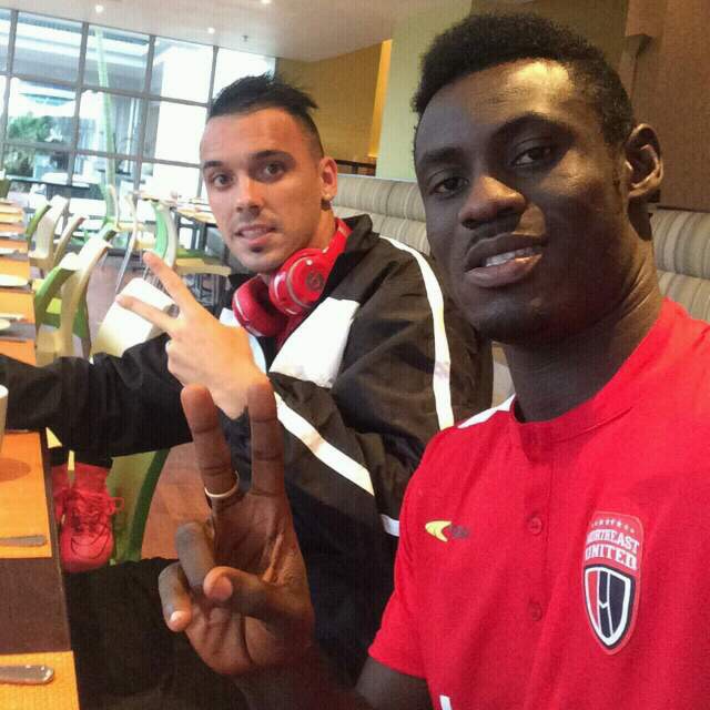 Francis Dadzie scores debut goal for North East United in pre-season ...