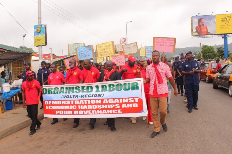 VR records low turn-out in Organised Labour demonstration