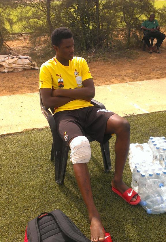 AYC 2015: Ghana striker Benjamin Tetteh sits final training session ...