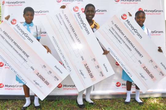 Osu Home JHS pupil wins MoneyGram award