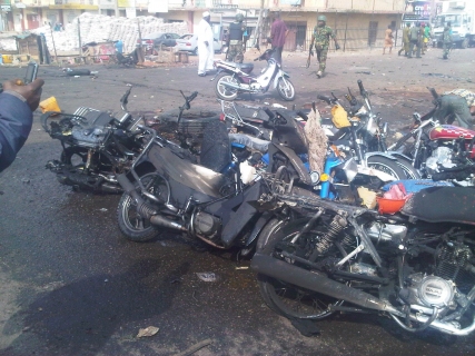 PHOTONEWS: 20 Killed In Easter Sunday Bomb Explosion In Kaduna