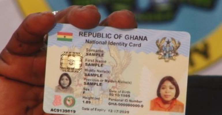 Ghana Card To Be Primary ID For All Services